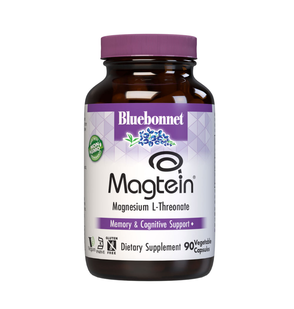 Bluebonnet MAGNESIUM L-THREONATE 90 Vegetable Capsules – BrownPea Health